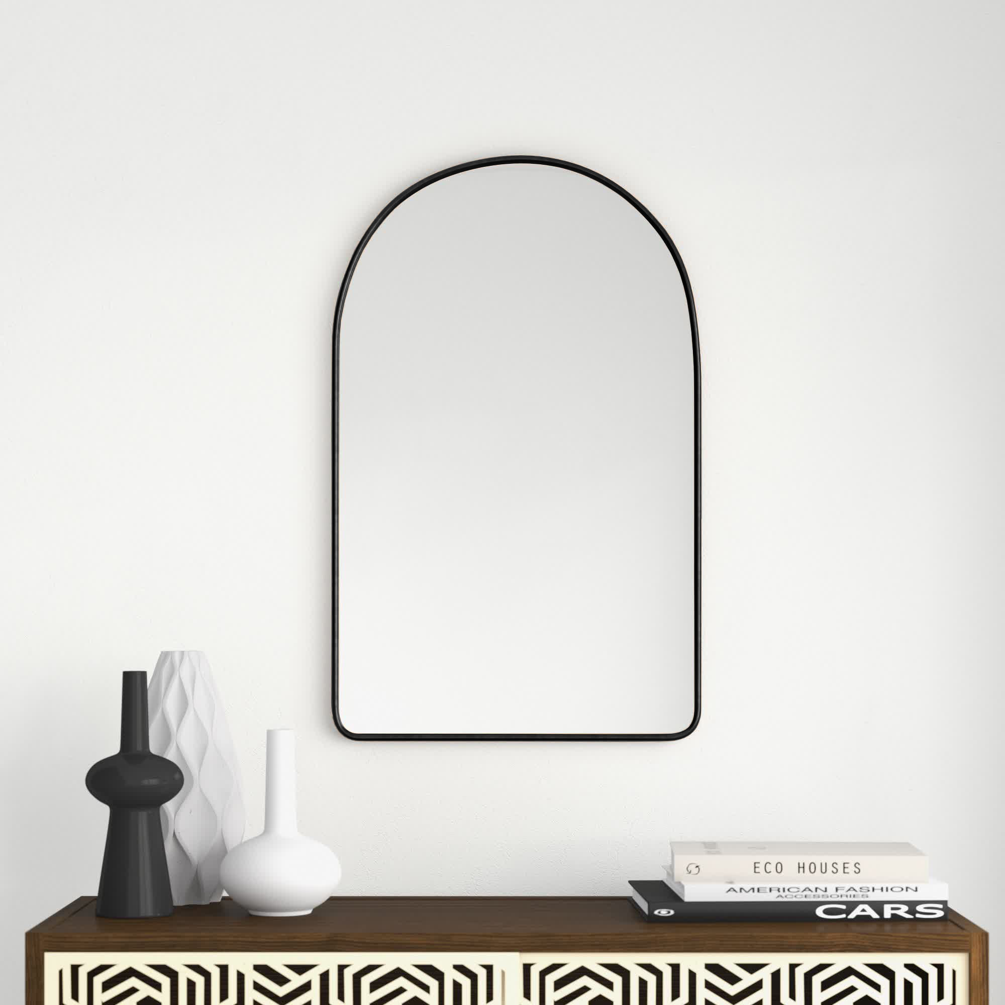 Mercury Row® Gatling Metal Arch Wall Mirror & Reviews | Wayfair