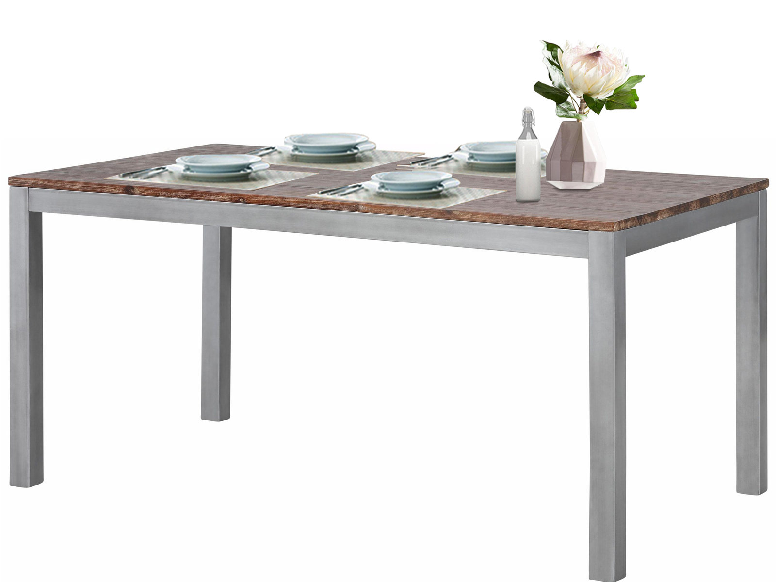 Corrigan Studio London Dining Table Solid Wood Top | Wayfair.ie