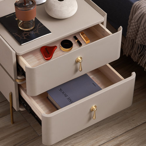 Mercer41 Neiko 2 - Drawer Wood Nightstand & Reviews | Wayfair