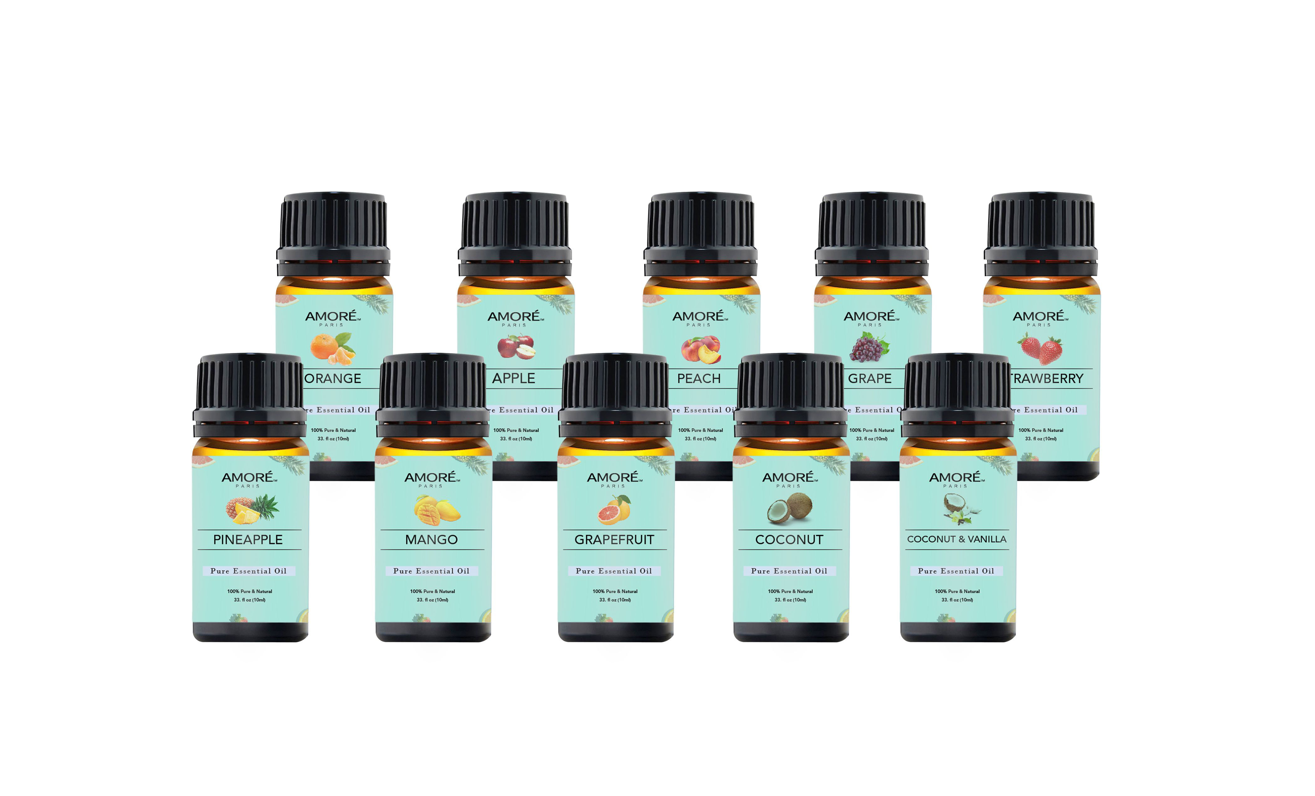 NY Textile Haus 10 Piece Aromatherapy Essential Oil Set | Wayfair