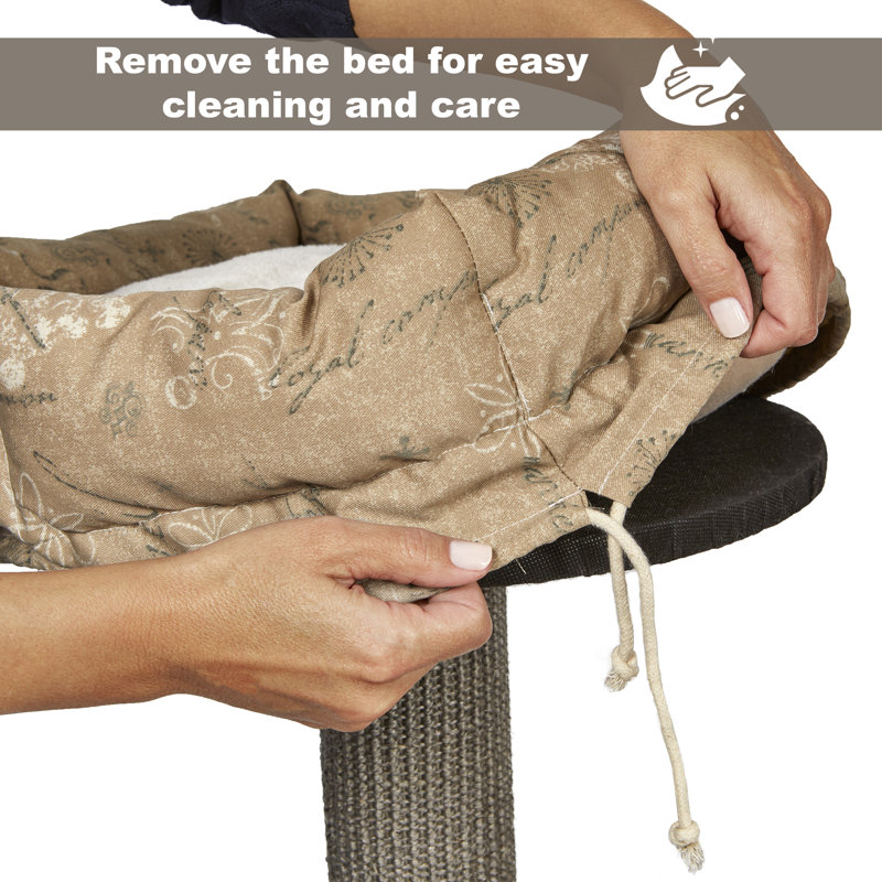 Midwest Homes For Pets Feline Nuvo "Terrace" Fashionable Cat Tree | Wayfair