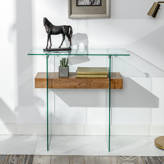 Highland Dunes Kayley 39.4'' Glass Console Table & Reviews | Wayfair