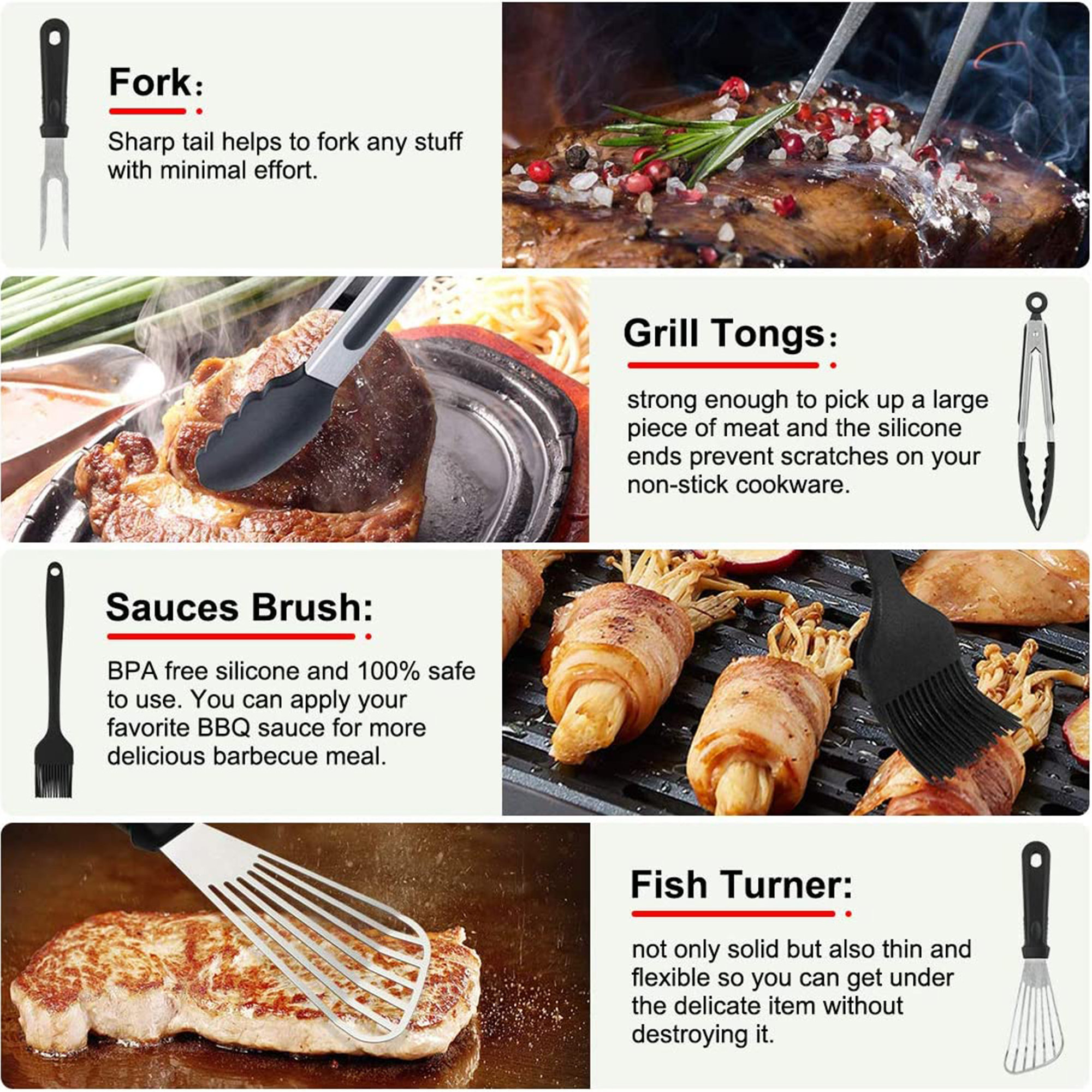 DGPCT Camping Grilling Tool Set | Wayfair