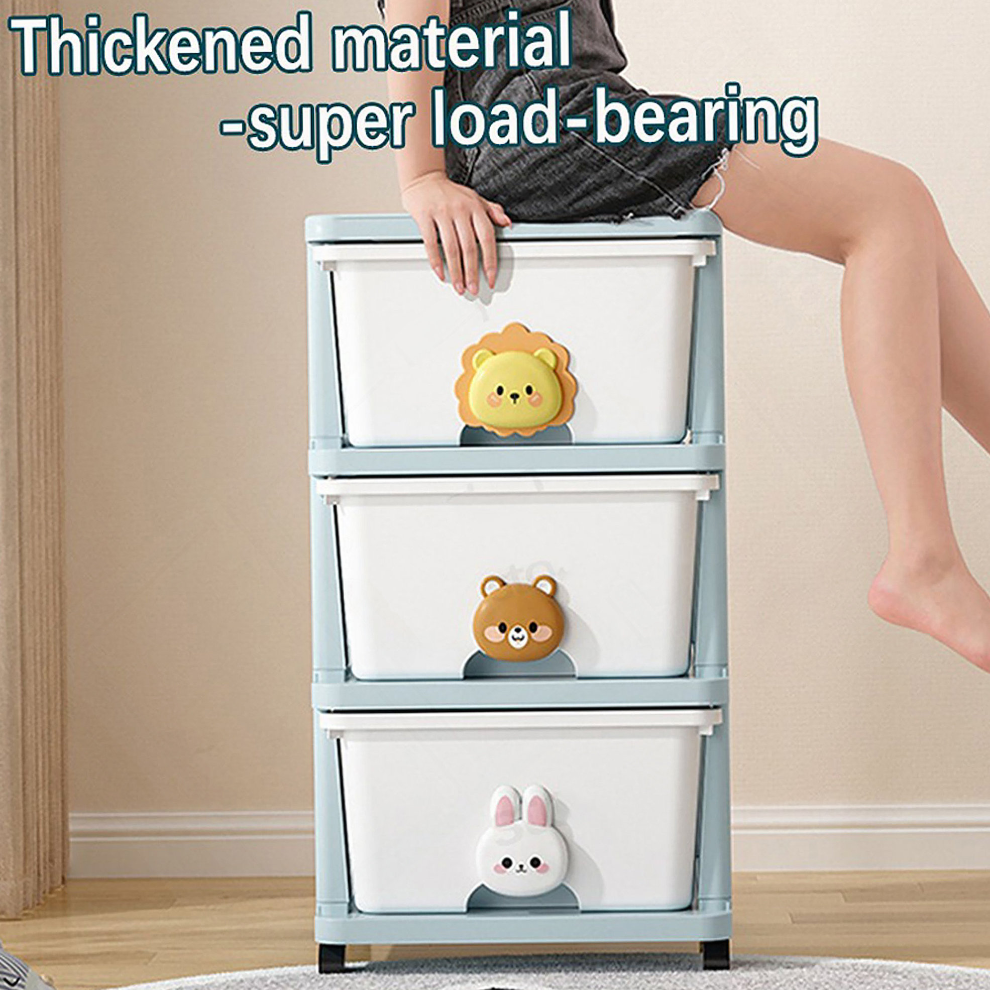 Wrought Studio Drawer Storage Rack - 4 drawers - 4 layer, Flexible ...