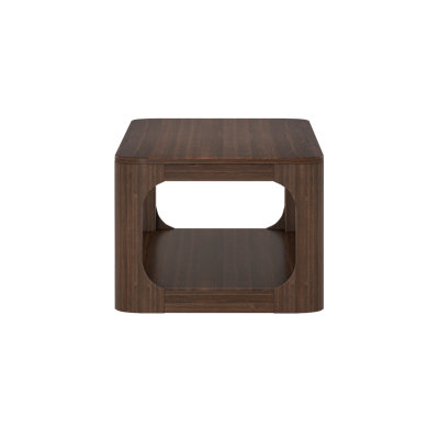 Wrought Studio Modern Rounded Rectangular Coffee Table With Shelf ...