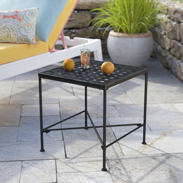 Alcott Hill® Hanselman Iron Side Table & Reviews | Wayfair
