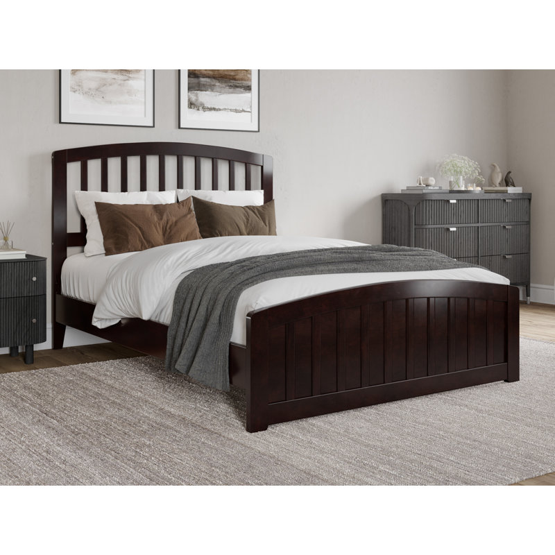 Lark Manor Audriel Solid Wood Low Profile Platform Bed with Matching ...