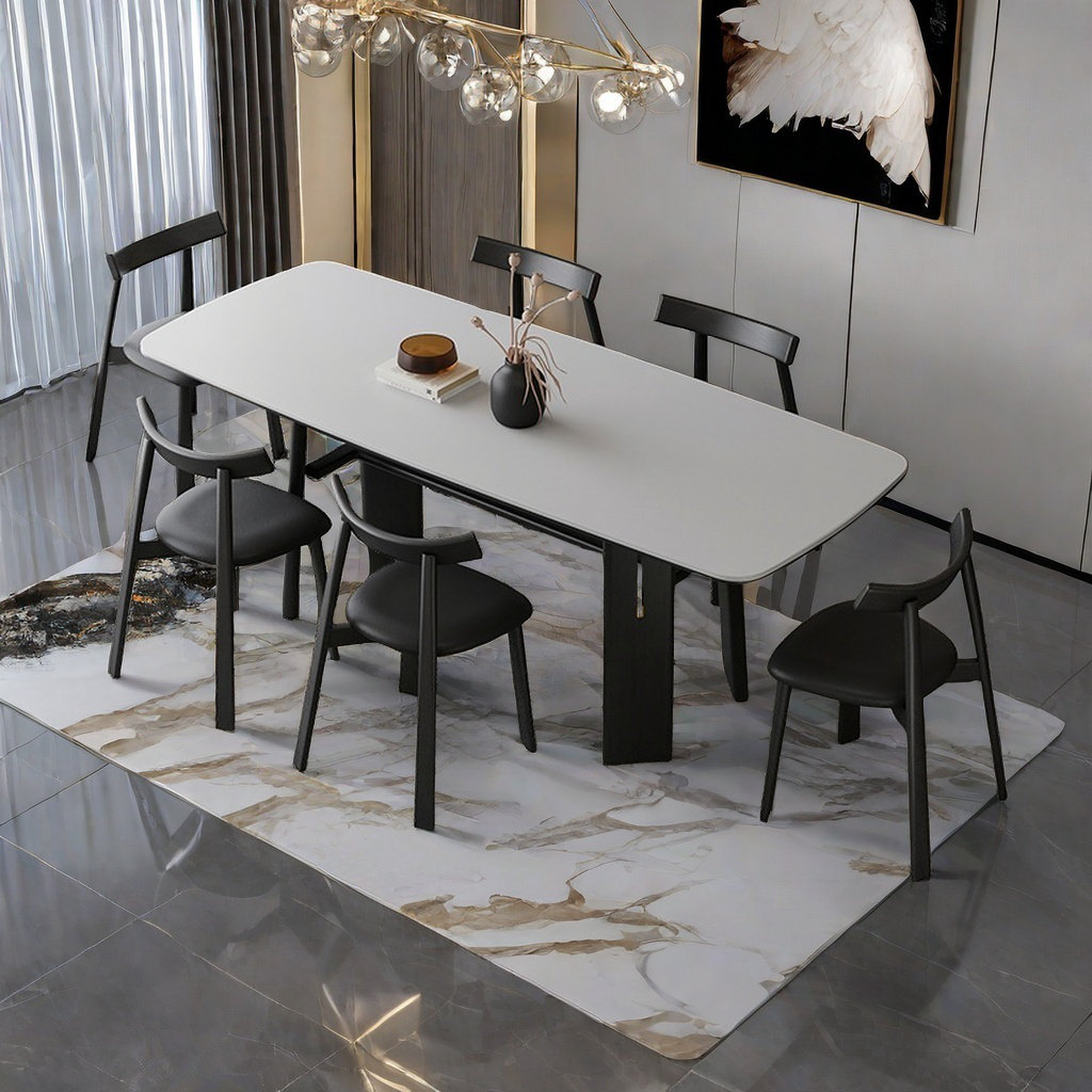 LJIA home Durable Imported Ash Wood Dining Table Set | Wayfair