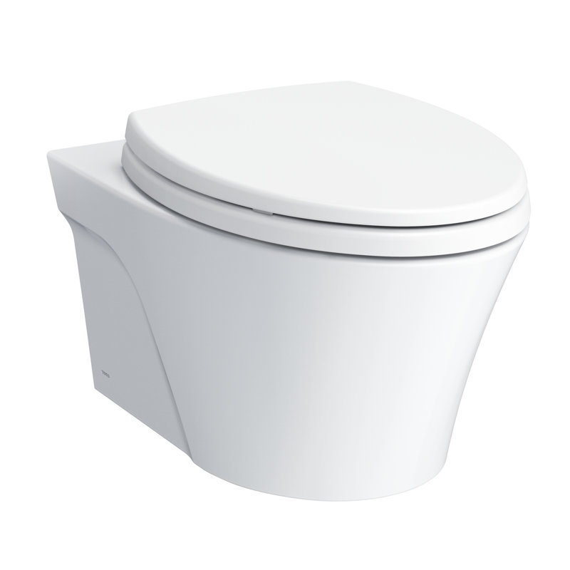 TOTO Dual-Flush Elongated Wall-Mounted with High Efficiency Flush | Wayfair