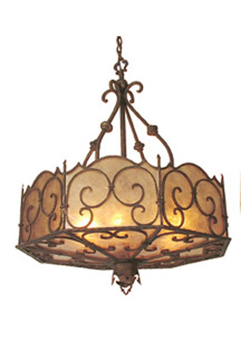 Steven Handelman Studios La Scala Chandelier 8 Light 30 by 30 Hanging ...