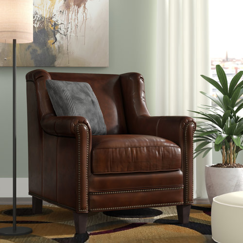 Wayfair | Club Leather Accent Chairs You'll Love in 2023