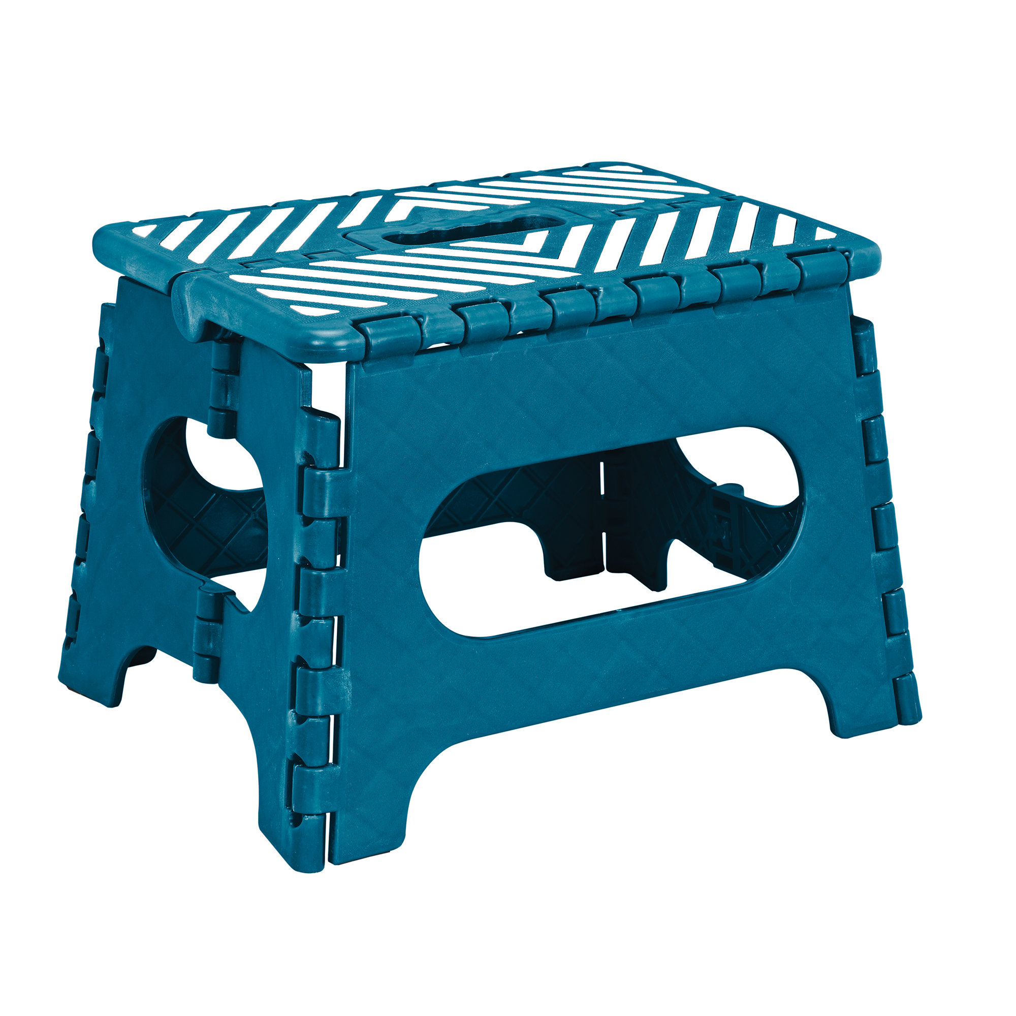 Simplify 1-Step Plastic Folding Step Stool with 200 lb. Load Capacity ...