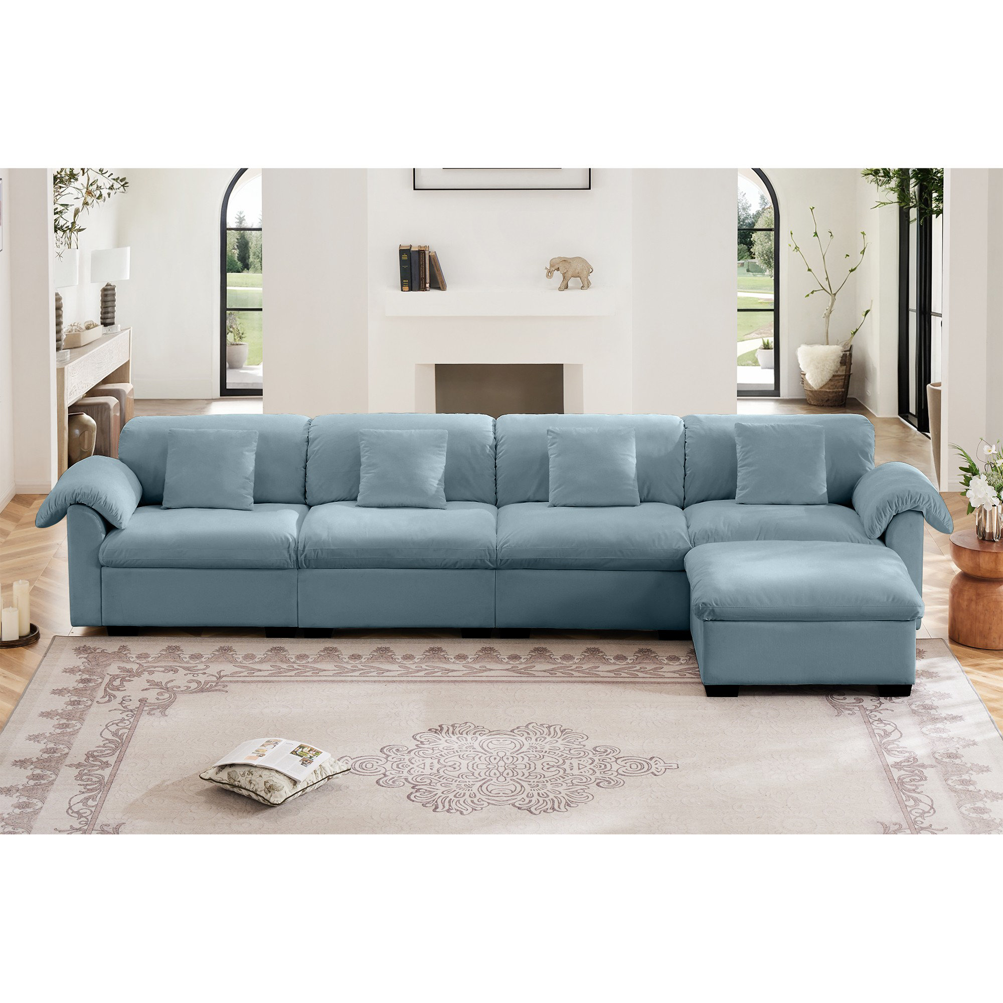 Hokku Designs Extra Large and Long Oversized Sofa - Wayfair Canada