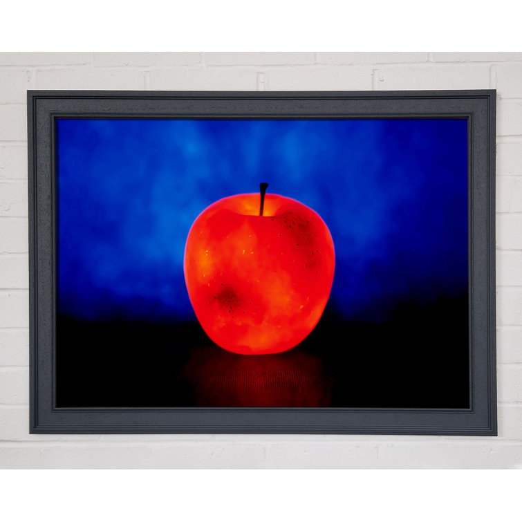 Ebern Designs Red Apple Glow - Single Picture Frame Art Prints ...