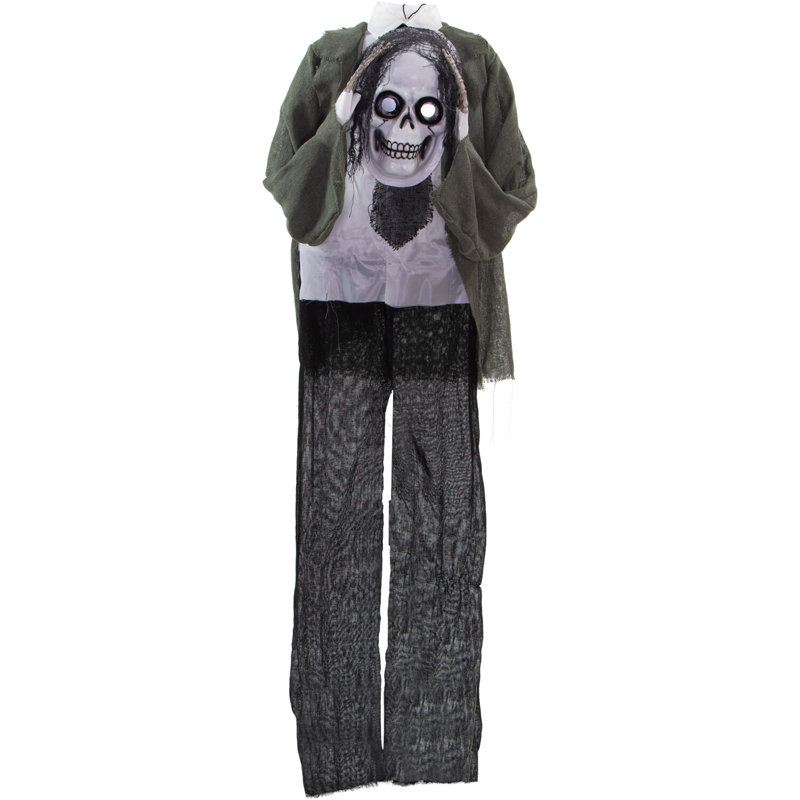 Haunted Hill Farm Reaper Henry the Headless Reaper with Animated Eyes ...