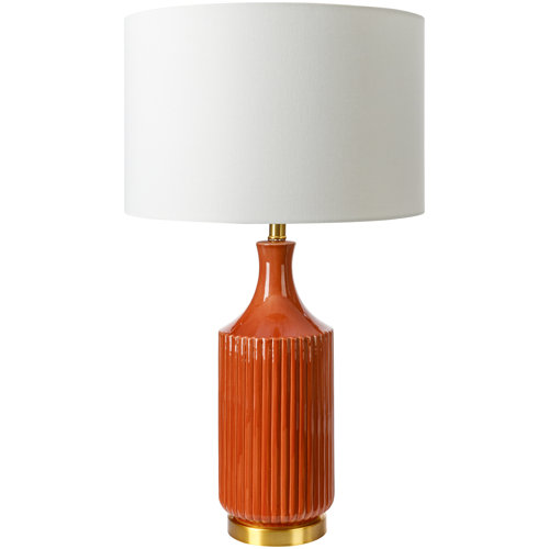 Orange Table Lamps You'll Love | Wayfair