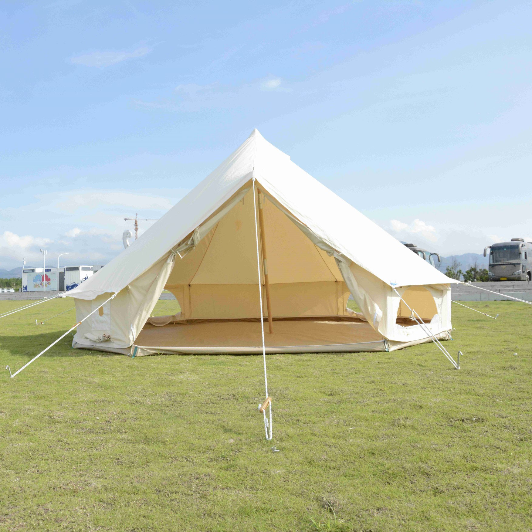 PRIME PLUMBING INCORPORATED Thick Cotton Canvas Tent, Yurt Tent | Wayfair