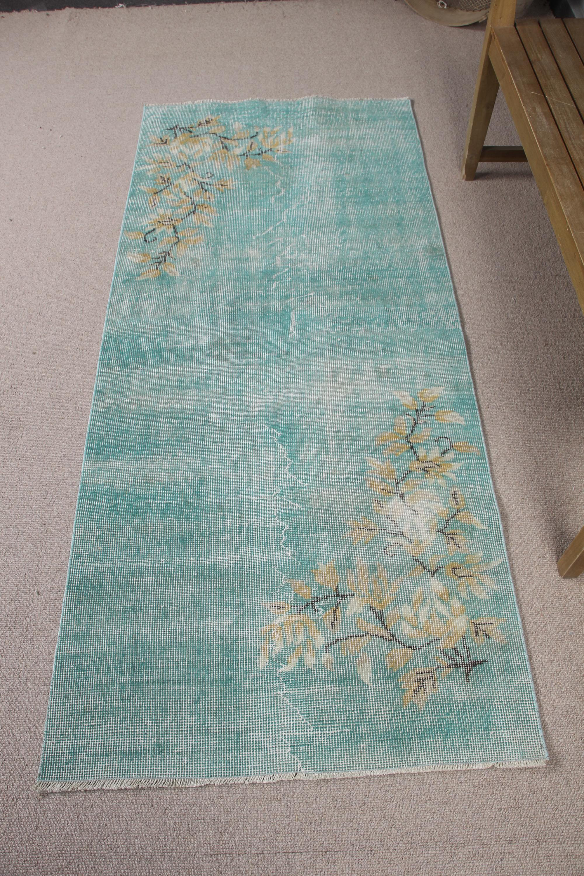 Astoria Grand Complete Your Entry With This Green Floral Anatolian Rug With Authentic Turkish ...