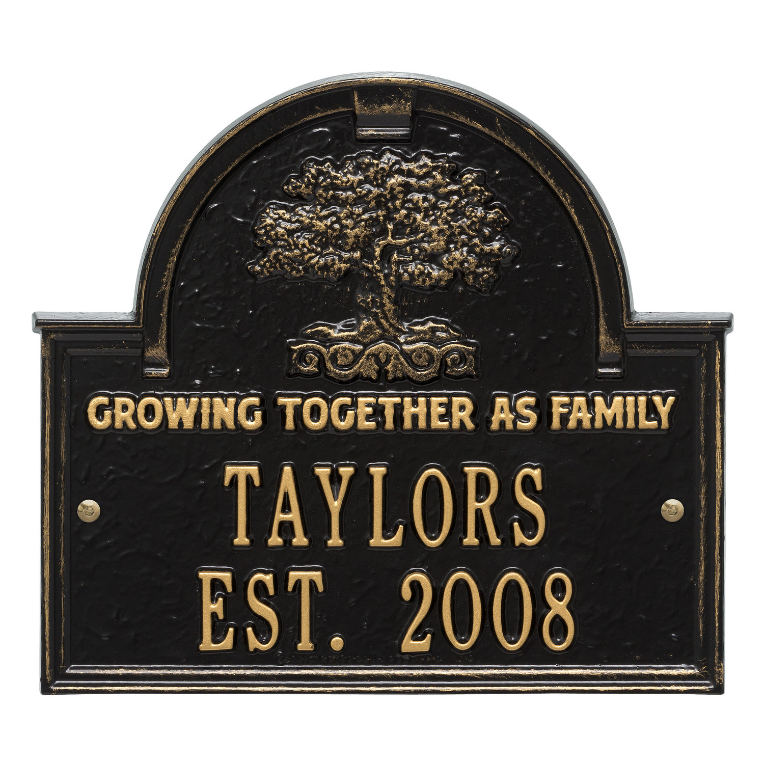 Whitehall Products 3-Line Wall Address Plaque & Reviews | Wayfair