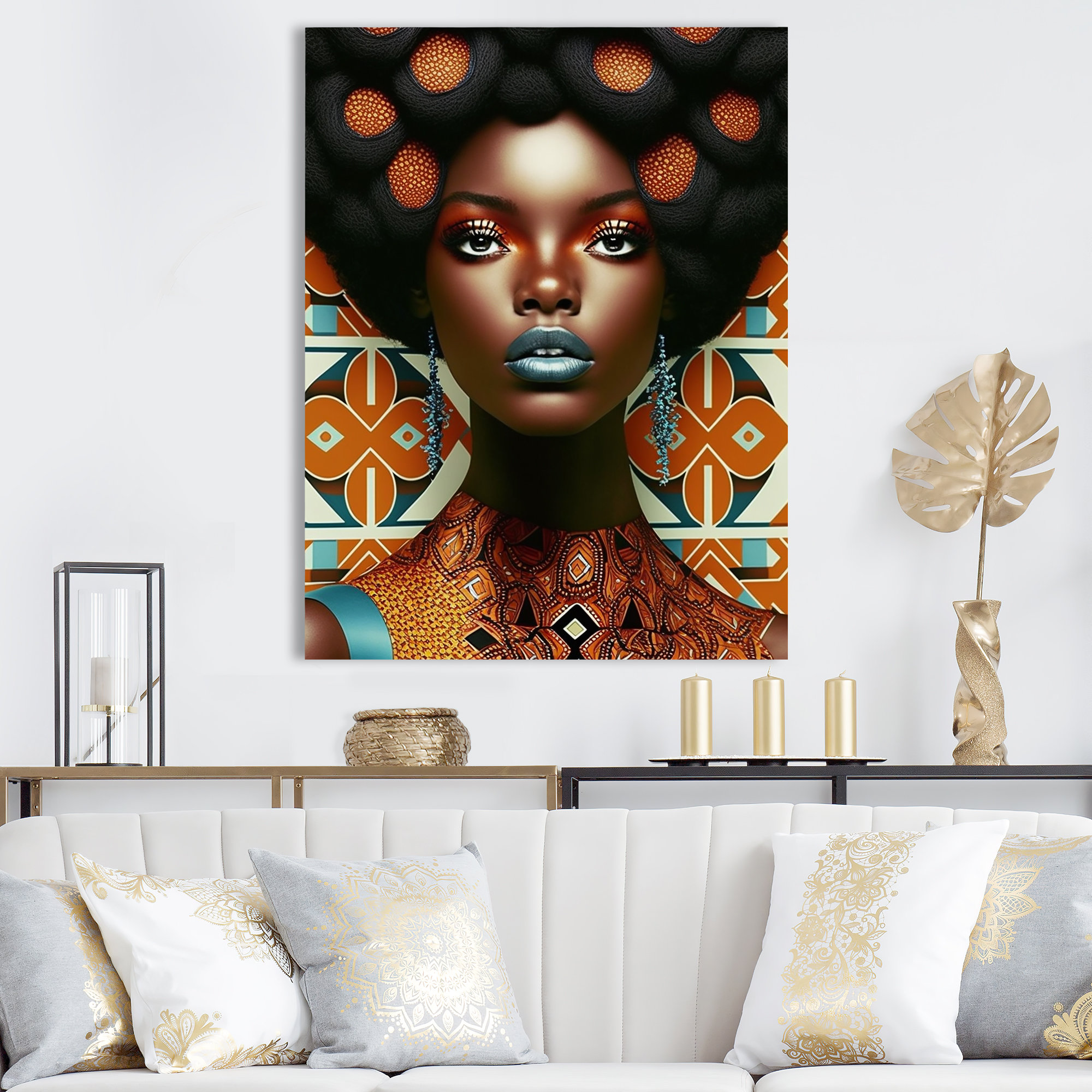 Dakota Fields Avant-Garde Elegant African Woman VI - African American ...