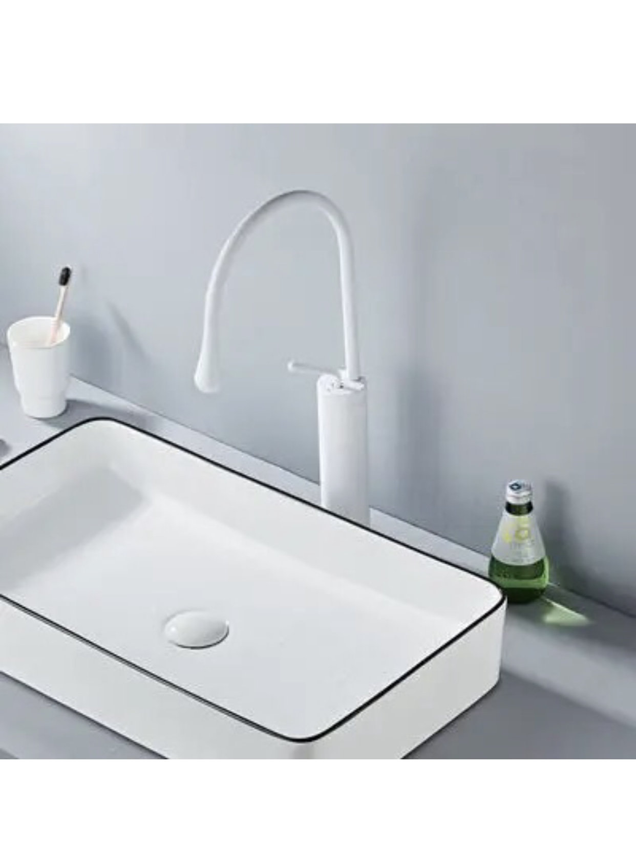AvaMalis Basin Faucet Single Handle Art Tap Water Prop Shapes Mixer ...