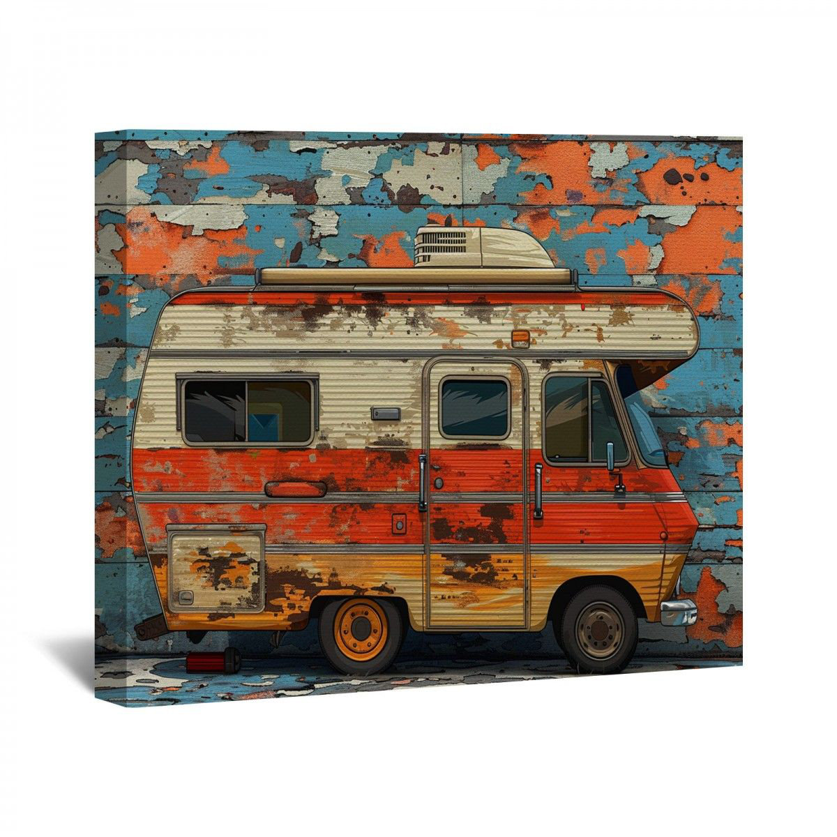 Highland Dunes Camper Van Canvas Wrap - Travel Wall Decor - Wayfair Canada