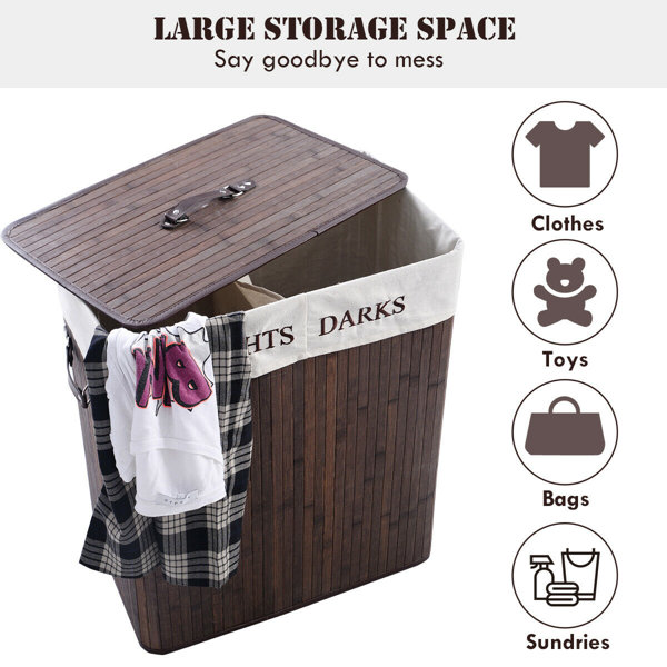 Bayou Breeze Bamboo Double Hamper & Reviews | Wayfair
