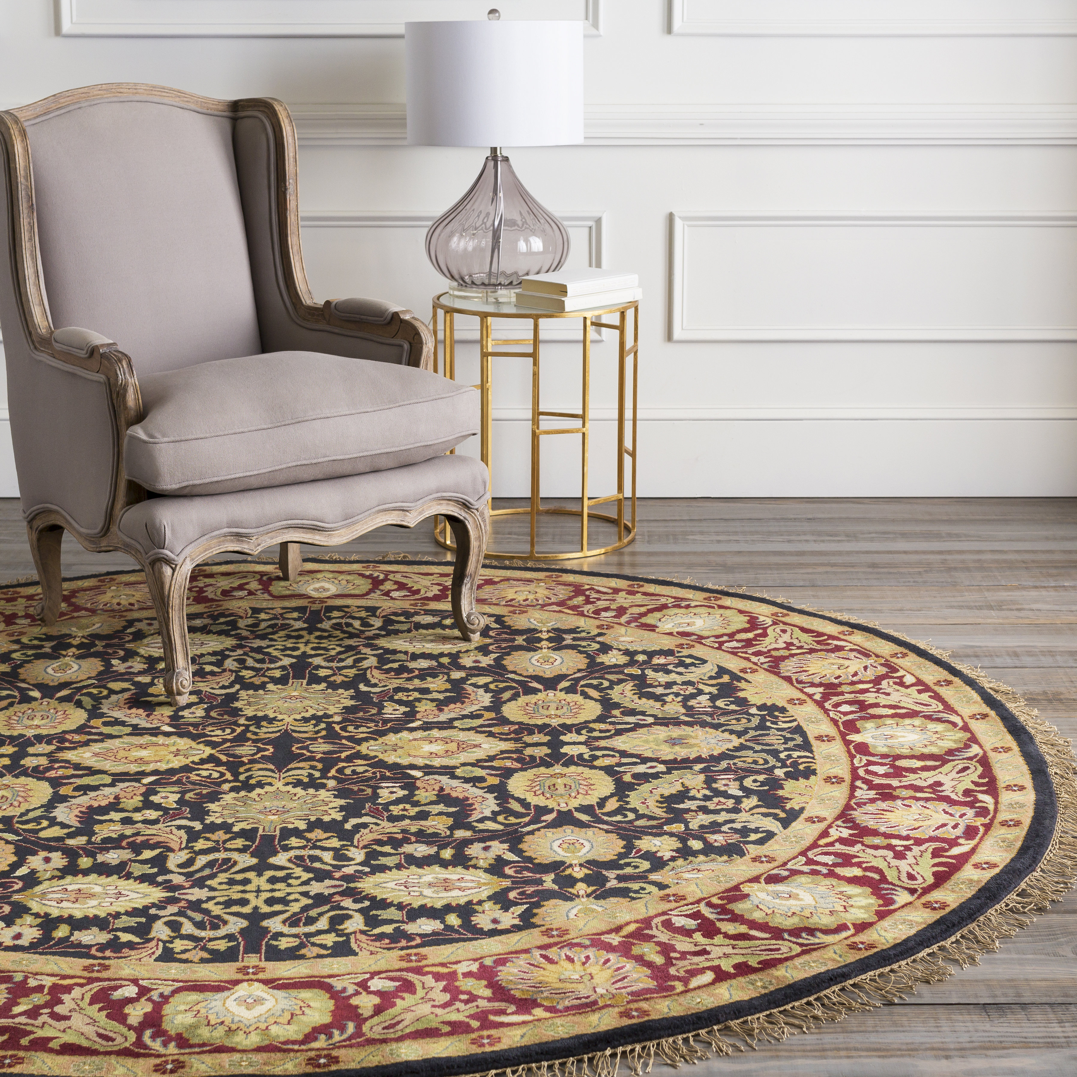 Canora Grey Tashaya Hand Knotted Wool Rug | Wayfair