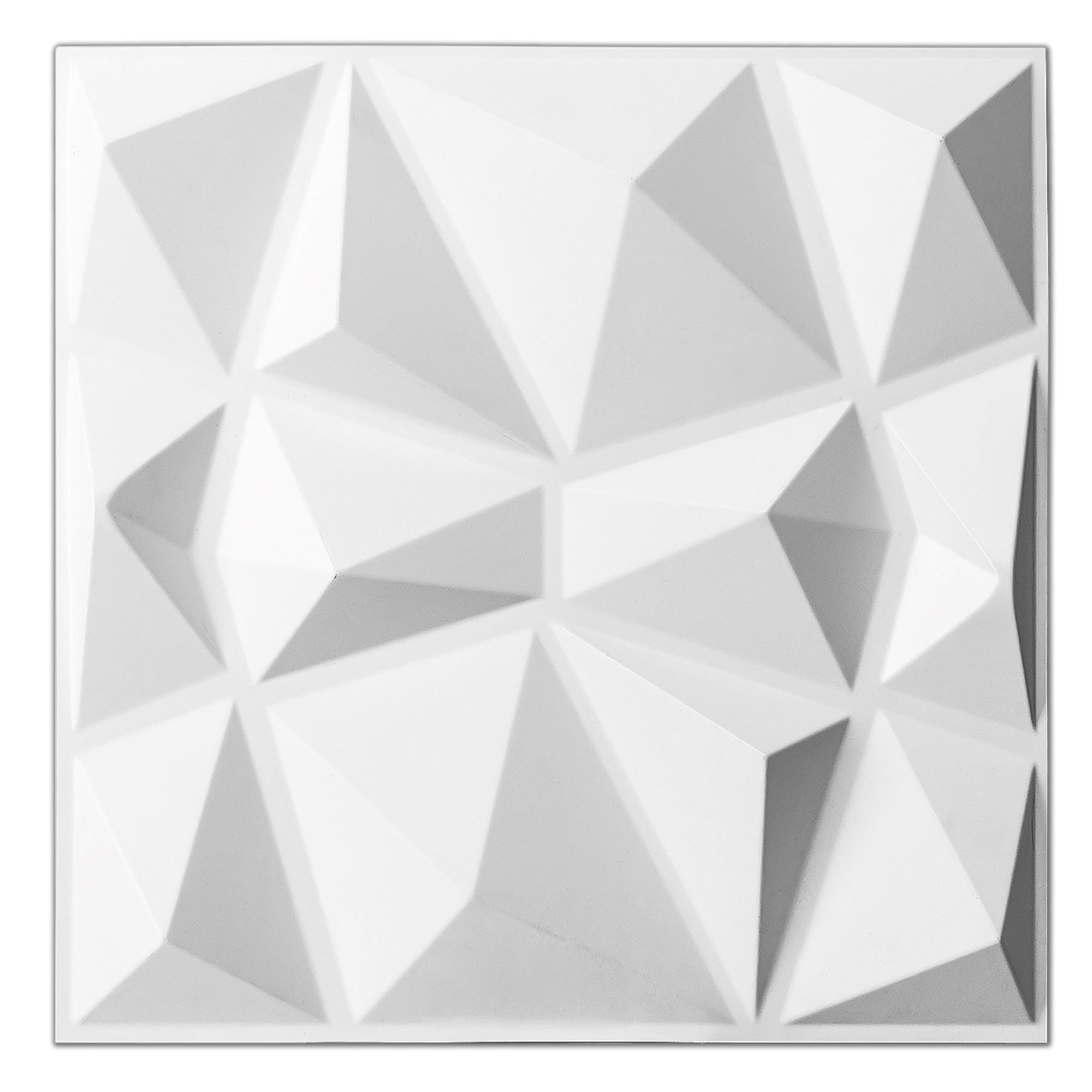 Art3d 11.8" x 11.8" PVC 3D Wall Panels,Diamond Design Wall Paneling for ...