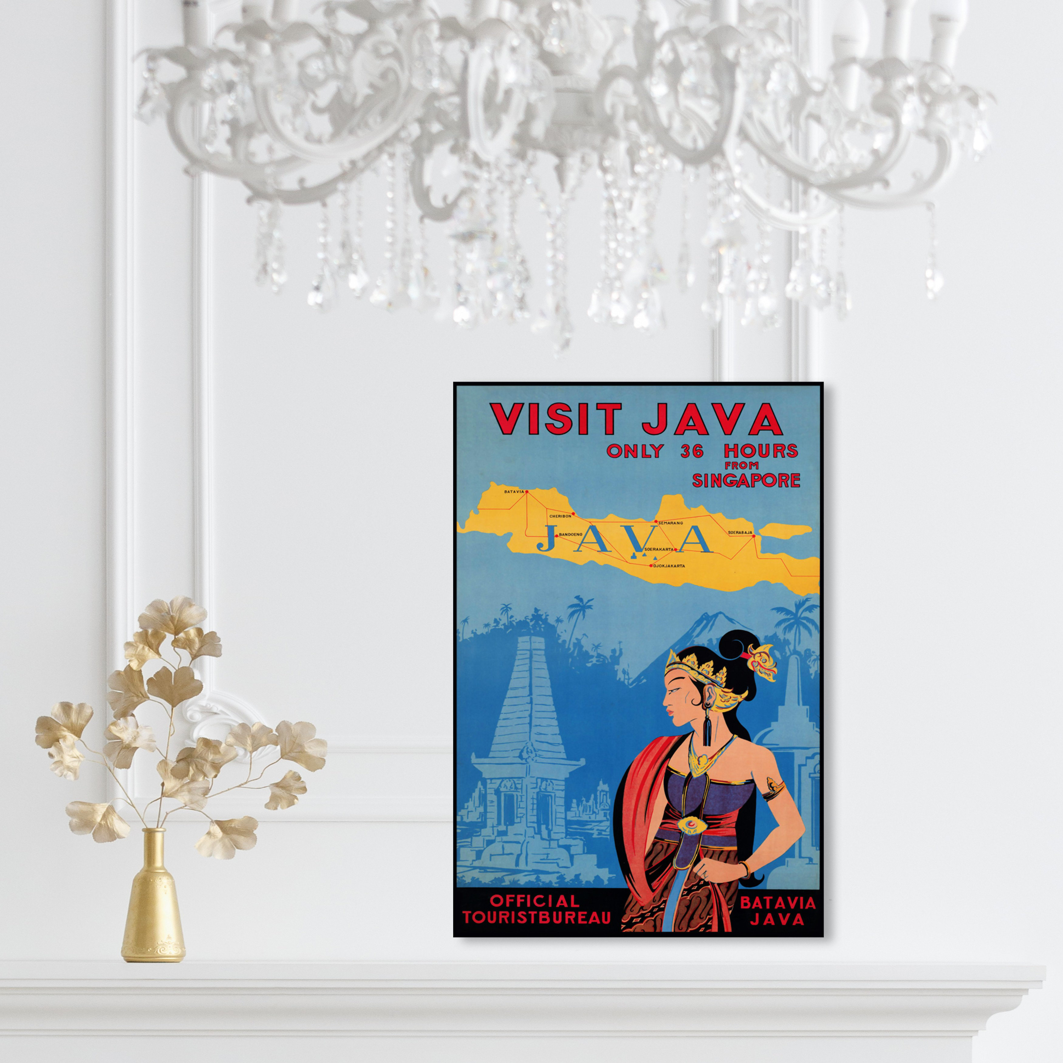 Trinx Asian Countries Visit Java Indonesia - Painting Print - Wayfair ...