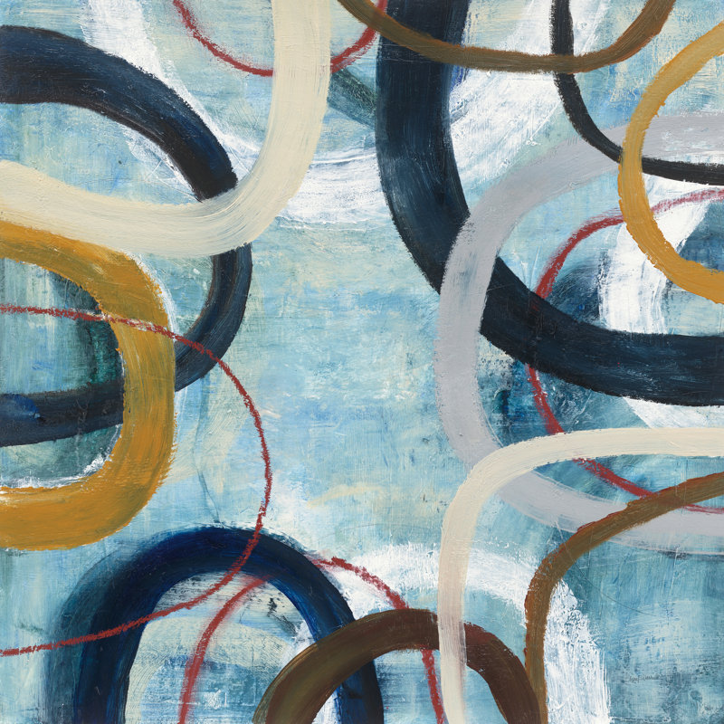 Wrought Studio™ Dwell I by Cheryl Warrick - Wrapped Canvas Painting ...