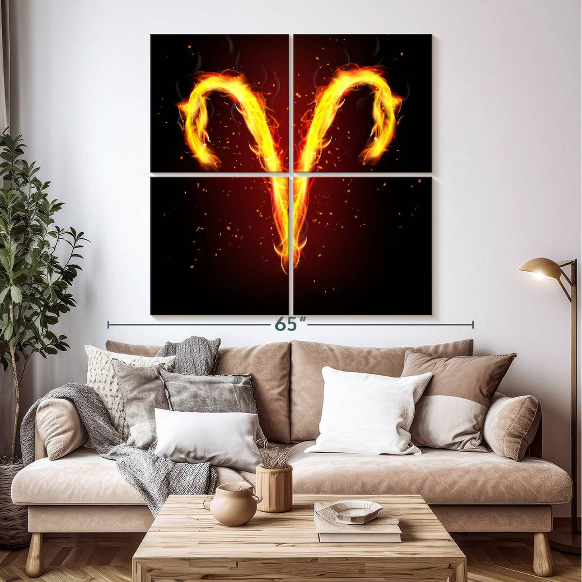 Elephant Stock Flaming Aries | Wayfair