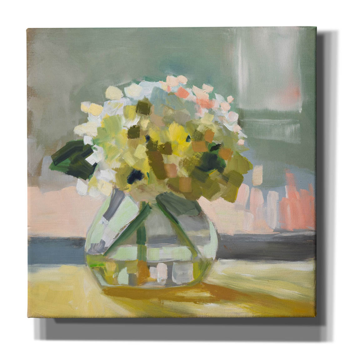 Winston Porter 'Hydrangea In Vase' by Jenny Westenhofer, Canvas Wall ...