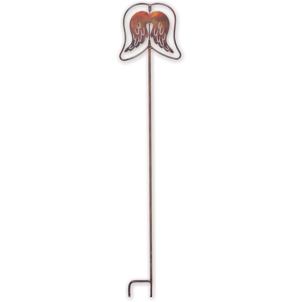 August Grove® Commemorative Angel Wings Mini Spinner Stake ...