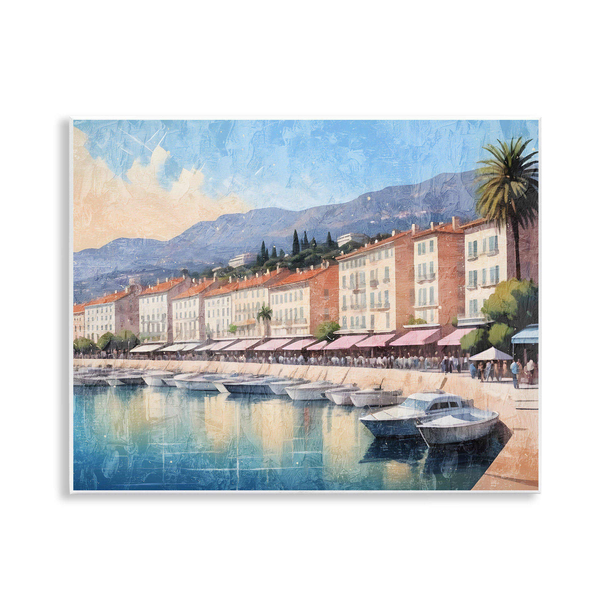 Breakwater Bay Quaint Seaside Marina Wall Plaque, design by Kim Allen ...
