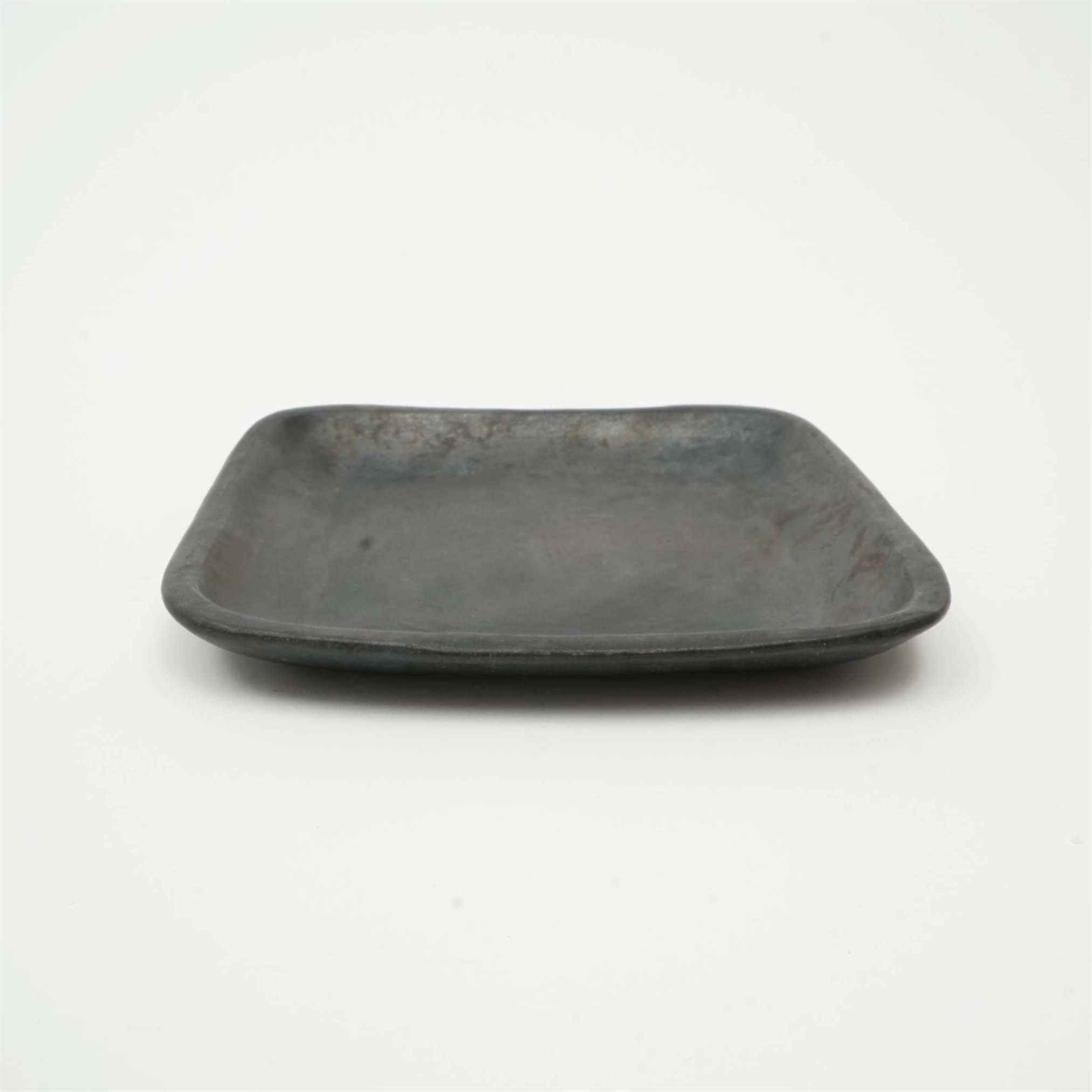 17 Stories Union Rustic Lekisa Stone Platter/Longpi Pottery Square ...