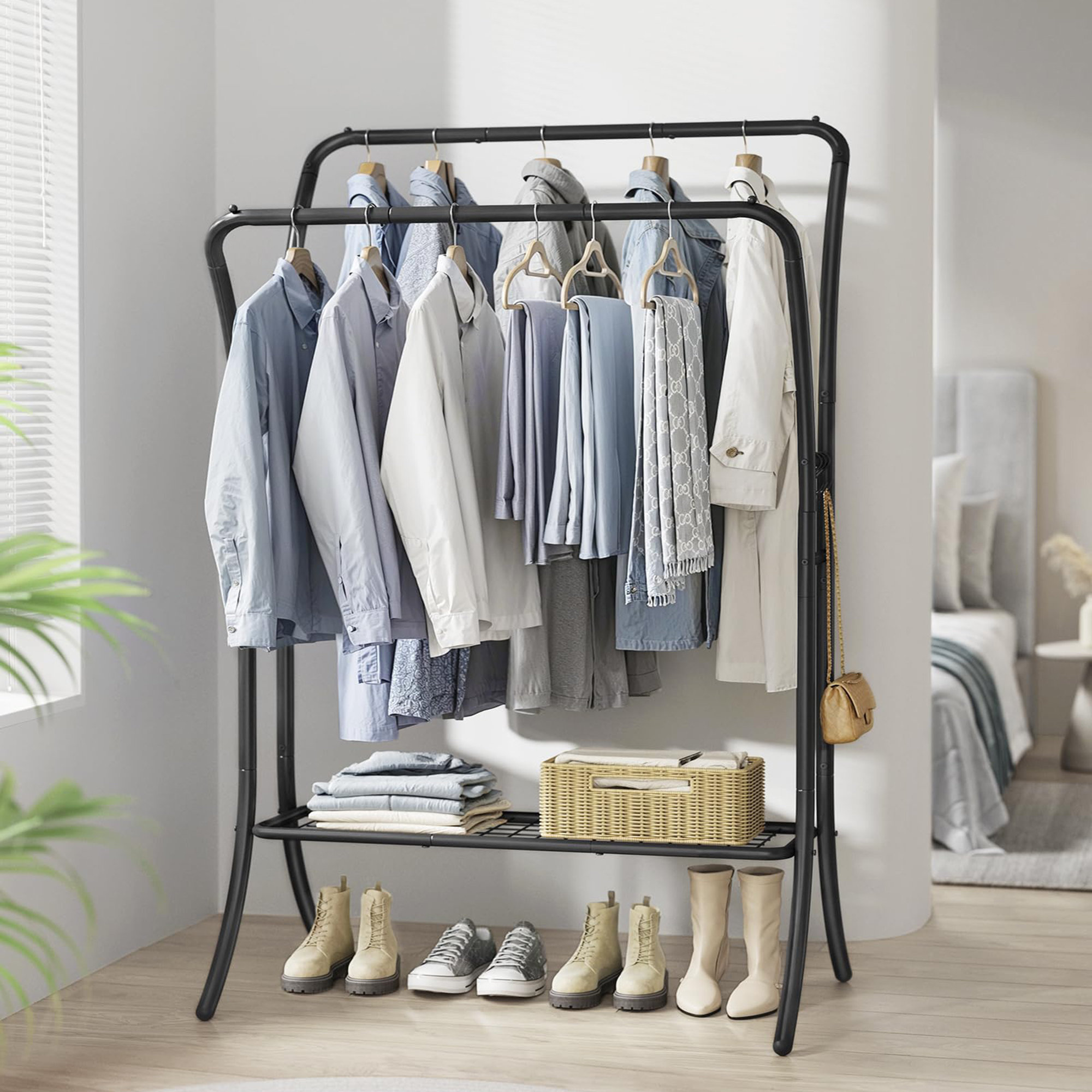 Rebrilliant Heavy Duty Double Rod Hanger - Wayfair Canada