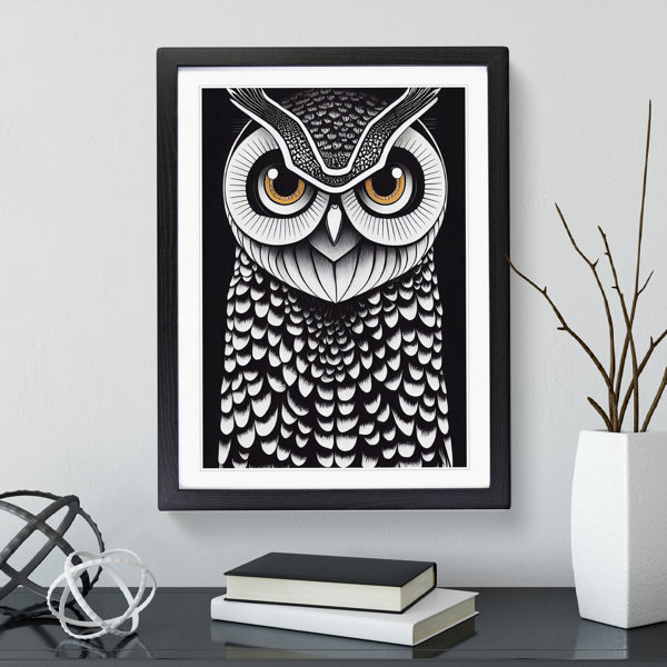 Alpen Home A Fearless Owl - Single Picture Frame Art Prints | Wayfair.co.uk