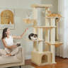 Tucker Murphy Pet™ Heavy-duty cat tower with thick scratching posts ...