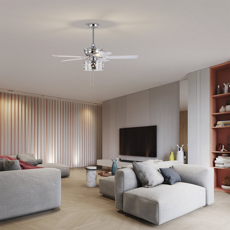 Mercer41 Neng Ceiling Fan with Light Kit | Wayfair