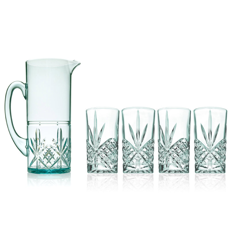 Godinger Silver Art Co Dublin Acrylic 5 Piece Pitcher Set | Wayfair