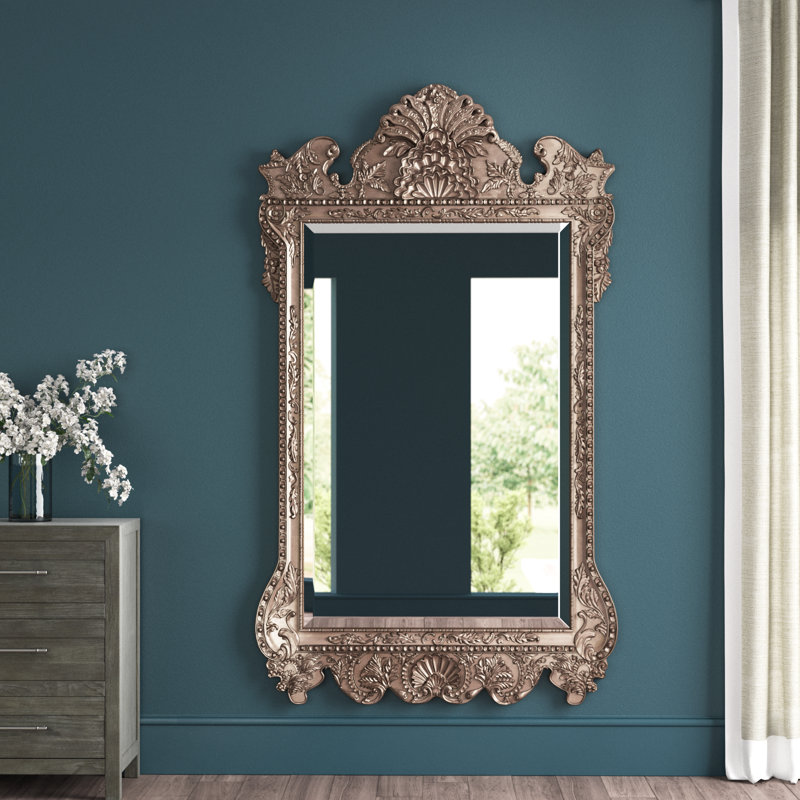 Canora Grey Sybel Traditional Beveled Full Length Ornate Mirror ...