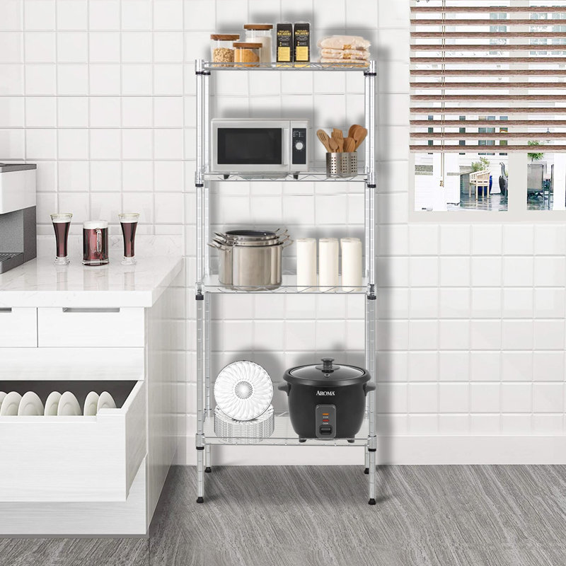 Rebrilliant Layloni 43.9" H x 17.3" W x 11.4" D Shelving Unit | Wayfair