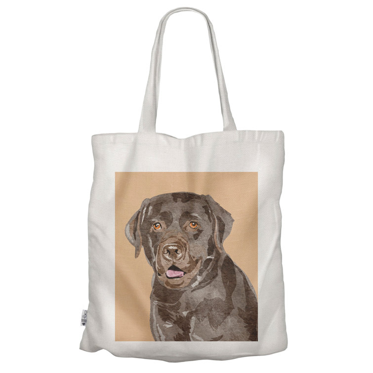 Global Designs Fenton Ltd CHOCOLATE LABRADOR TOTE BAG | Wayfair.co.uk