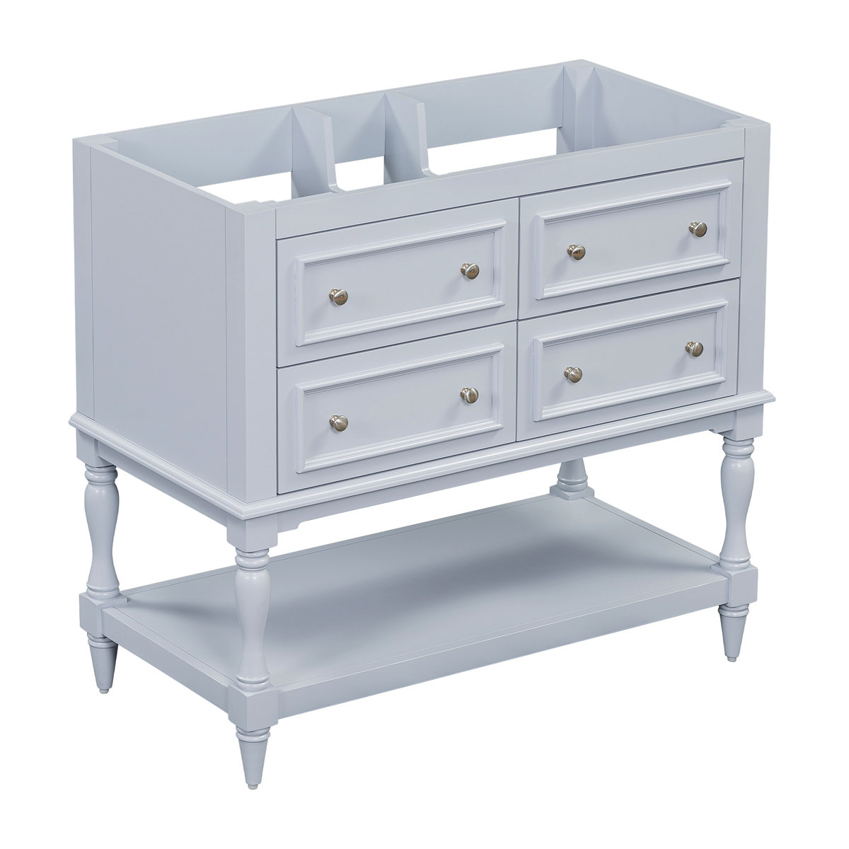 Charlton Home Bathroom Vanity Cabinet Without Sink Free Standing Vanity ...