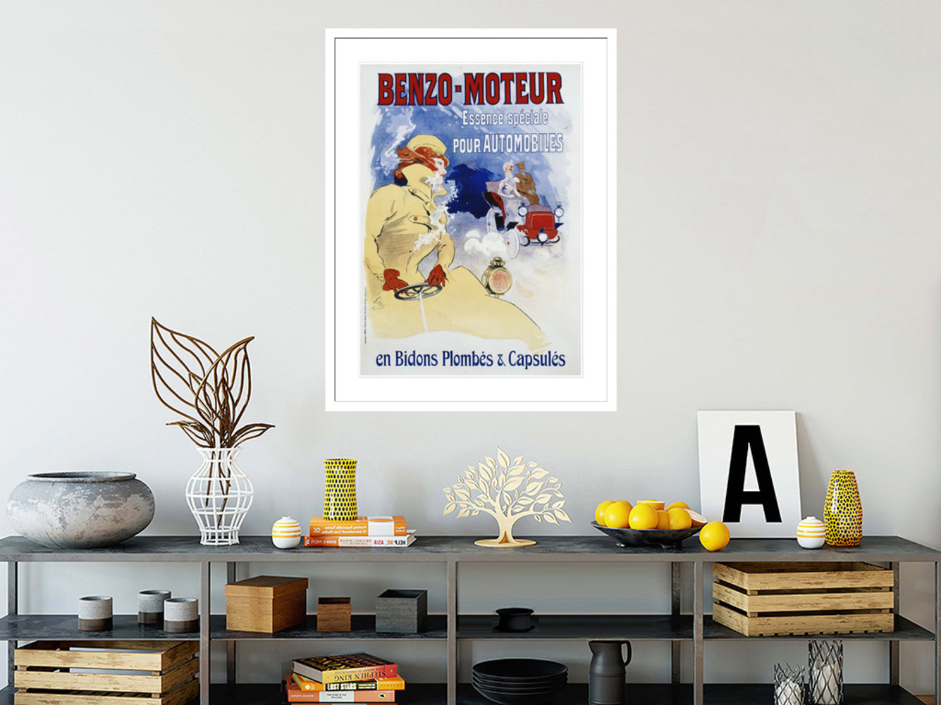 Latitude Run® Benzo-Moteur Poster by Jules Chéret -Framed Giclee Print ...