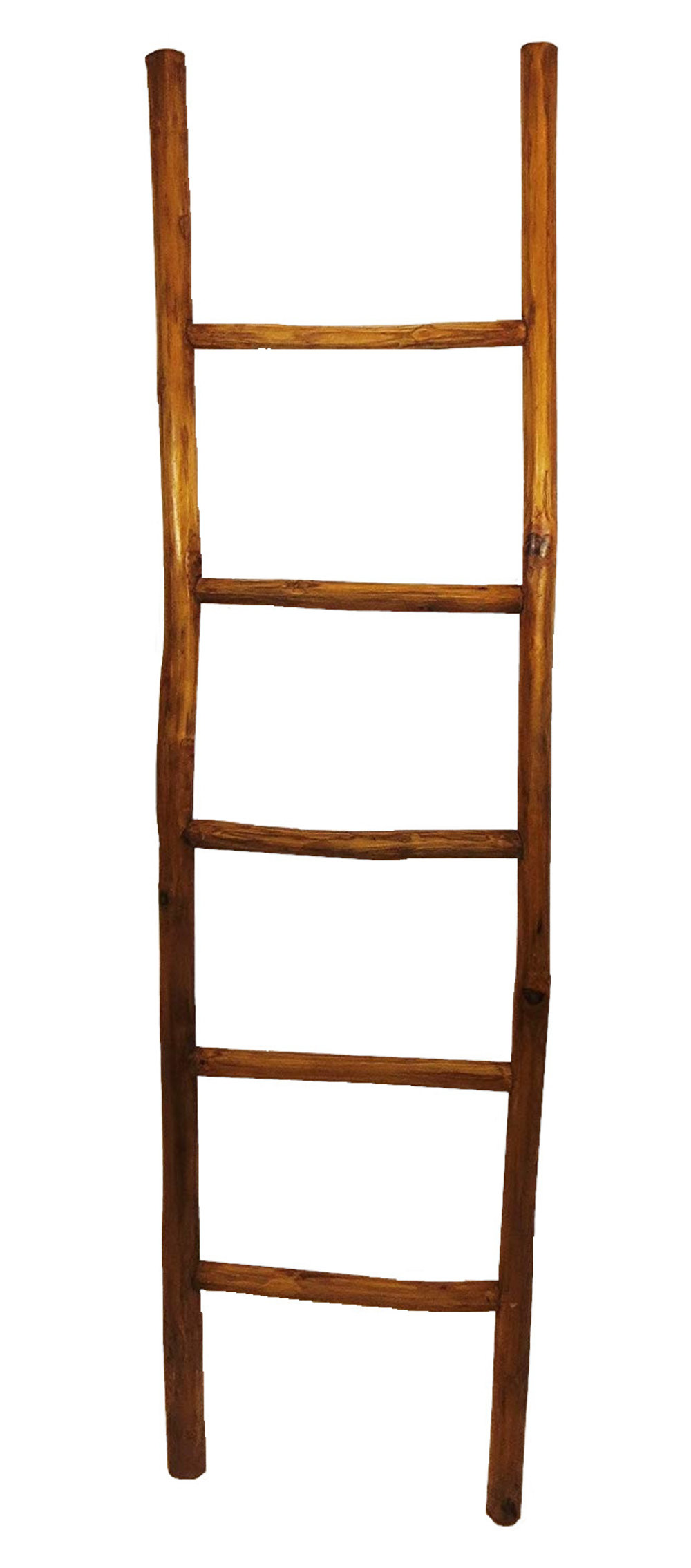 MGP 60" H Teak log ladder (Teak) | Wayfair