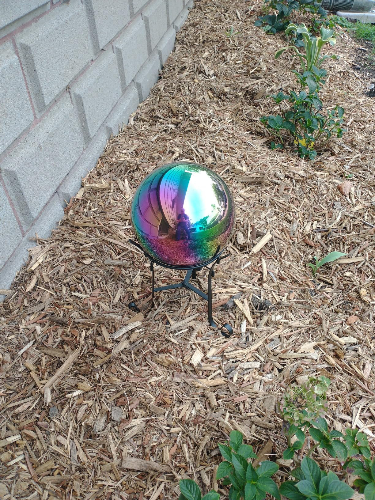 Arlmont & Co. Rainbow Home Garden Gazing Globe Mirror Balls, Polished ...