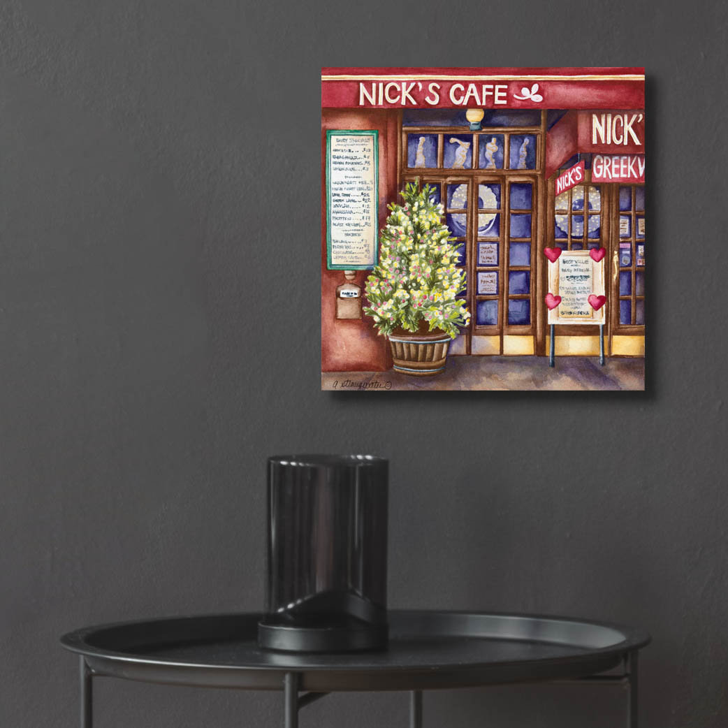 Winston Porter 'Cafes Nicks' by Andrea Strongwater Acrylic Glass Wall ...