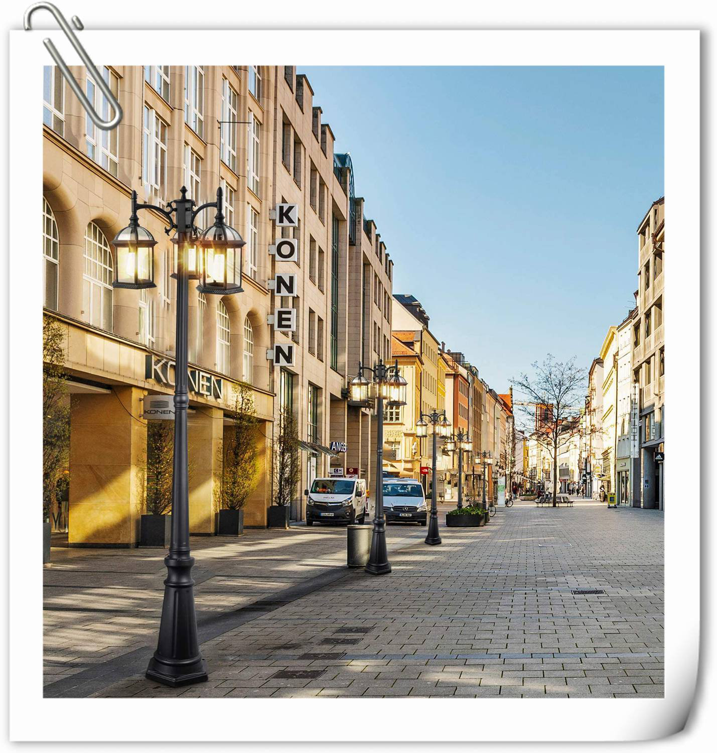 Alcott Hill Aluminum Outdoor Lamp Post Birdcage, Hardwired Street Light ...